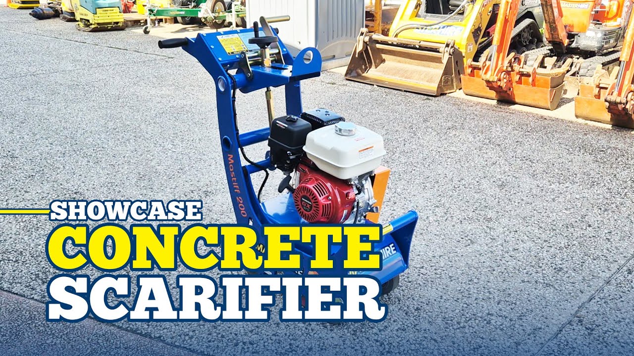 Concrete Scarifier Showcase | Master Hire - YouTube