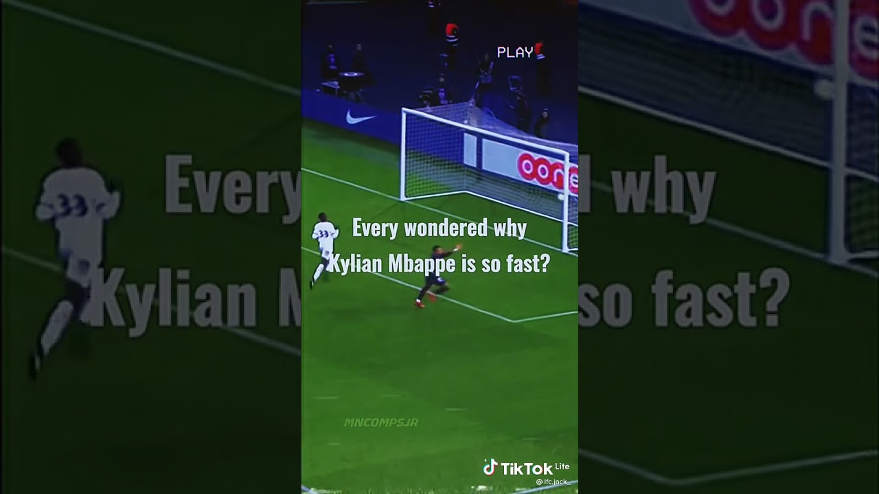 have you wondered why mbappe is so fast - YouTube
