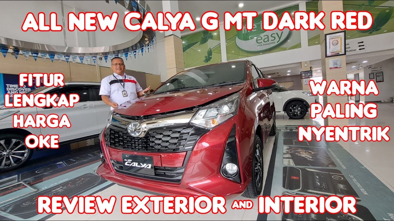 Warna Paling Nyentrik di Calya |Review New Calya G MT Dark Red Mica ...