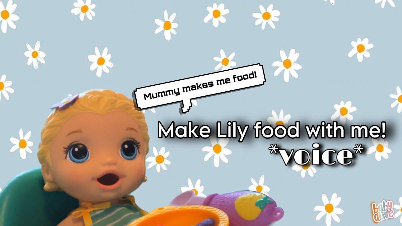 Make Lily food with me! *voice* | StrawbsLily - YouTube