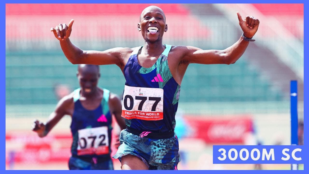 Kenyan SIMON KOECH Smash 3000M SC DIAMOND LEAGUE|8:04.19 MONACO. - YouTube