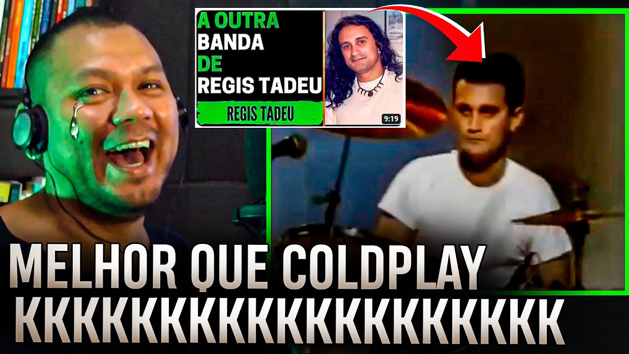 Regis Tadeu é um BATERISTA MEDÍOCRE desde novo kkkkkk - YouTube