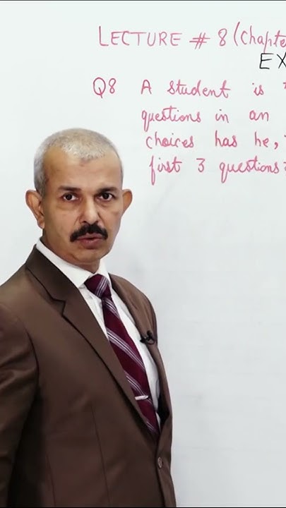 PGC Lectures-Inter Part 1-KPK Board-Mathematics-Chapter 6 - Exercise No 6.3 - Question No 08 ...