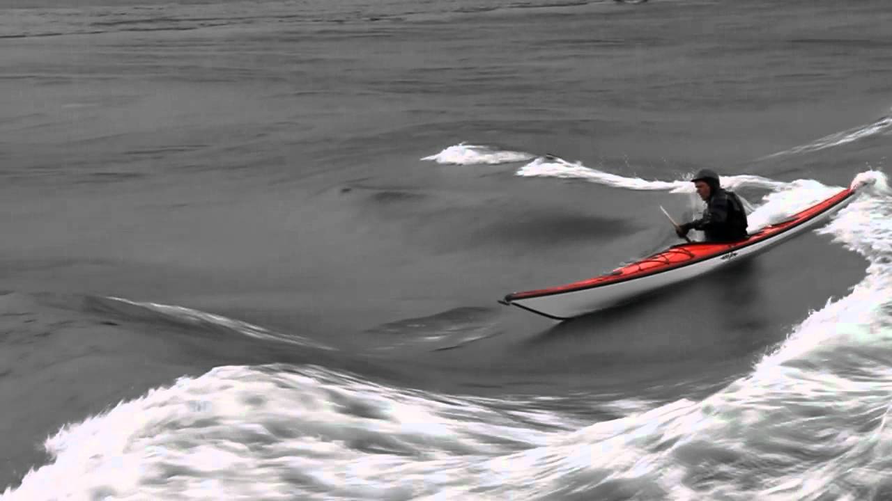 Eddyline Raven in Skookumchuck Rapids - YouTube