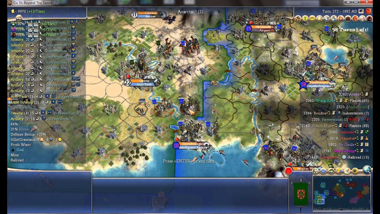 civilization 4 beginners guide walkthrough set 1 part 9 - YouTube