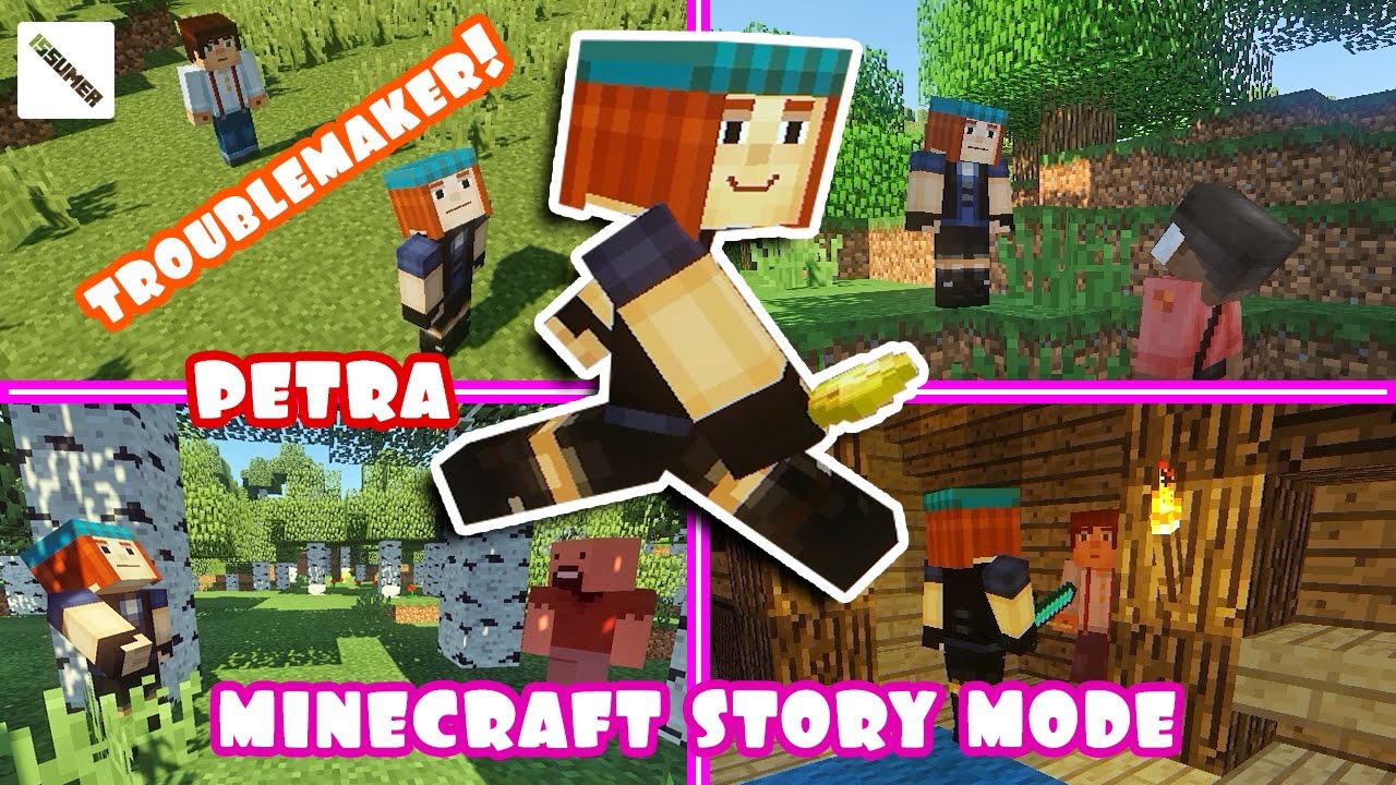 Broken Relationship #2: TroubleMaker Petra! - Minecraft Story Mode ...