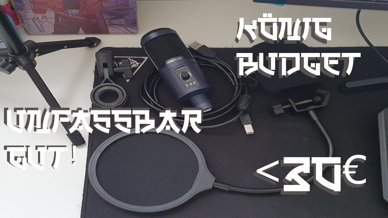 OMOTON Microphone | OMOTON Mikrofon bestes Budget USB-Mikrofon für ...