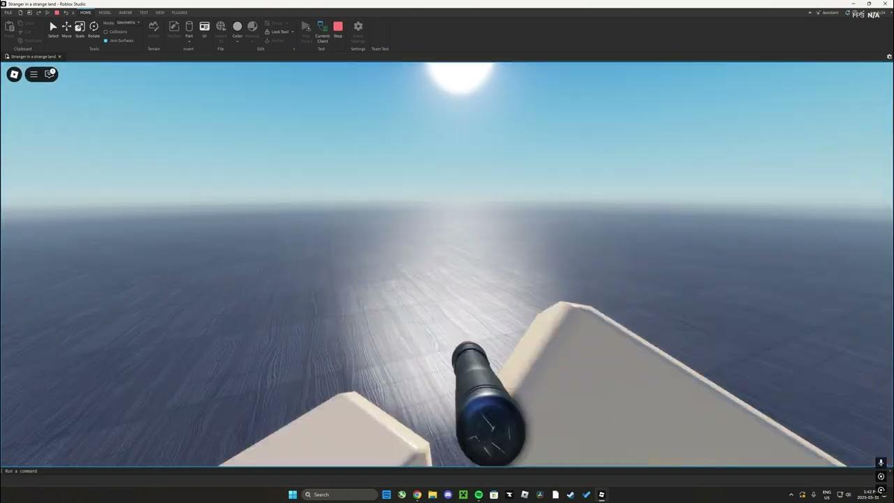 Flashlight viewmodel showcase in roblox studio ( WORK IN PROGRESS ...