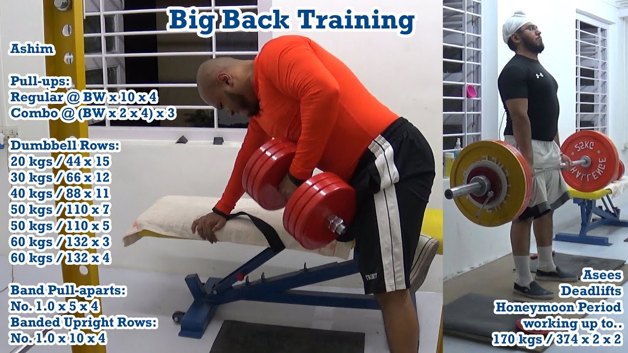 Big Back Training with Heavy Rows - YouTube