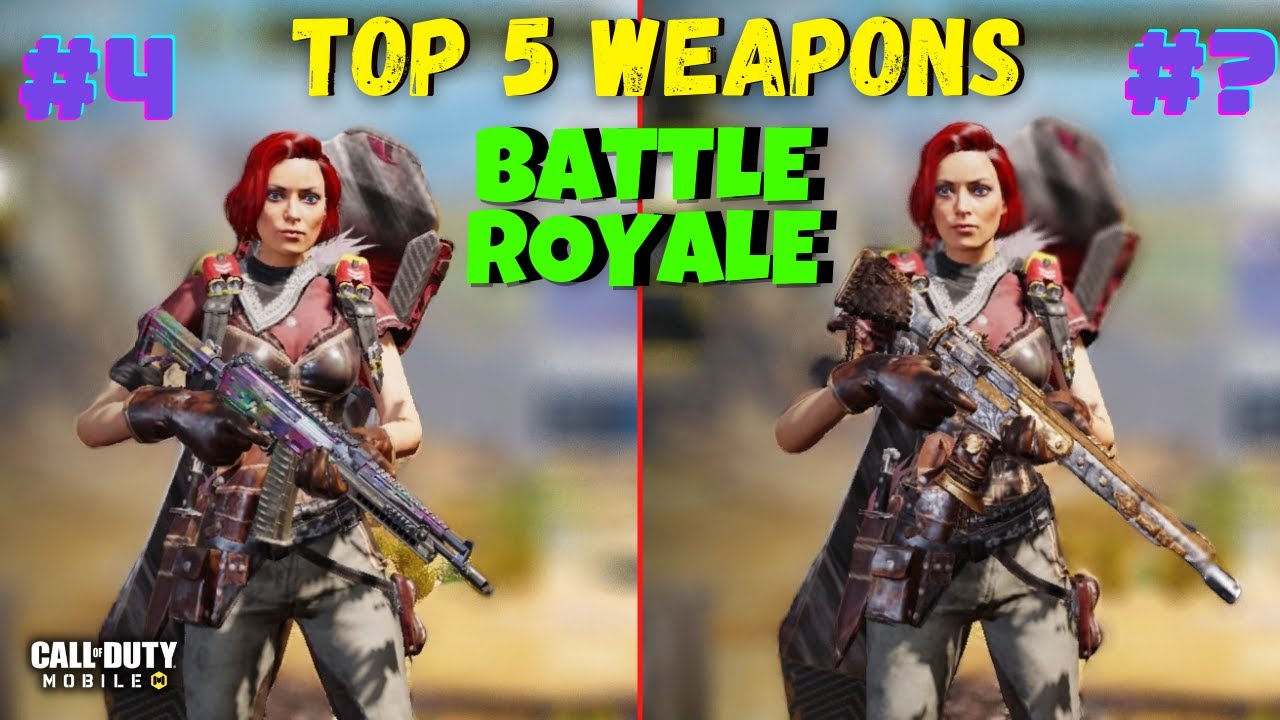 Top 5 BEST Weapons in CODM Battle royale(2022). - YouTube