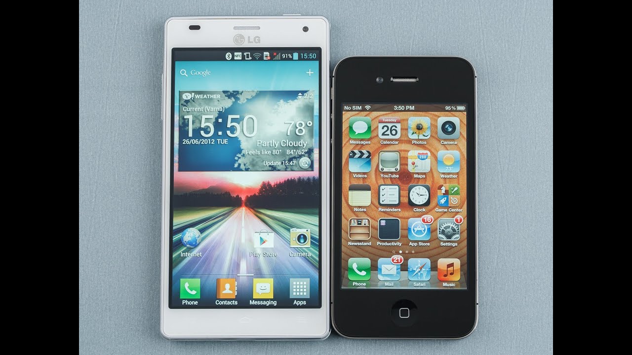 LG Optimus 4X HD vs Apple iPhone 4S - YouTube