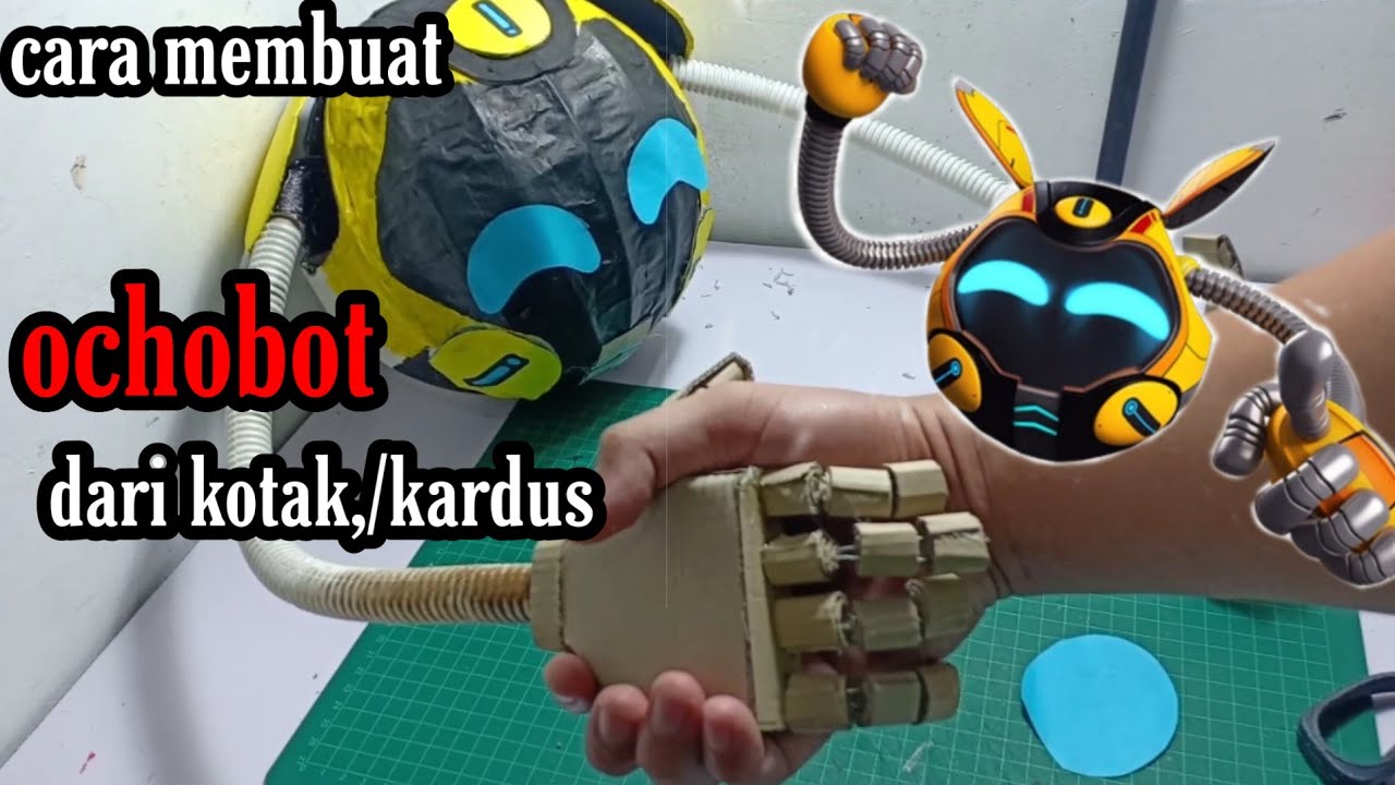 #boboiboy #ochobot. cara2 membuat ochobot dari kotak/kardus/kertas ...