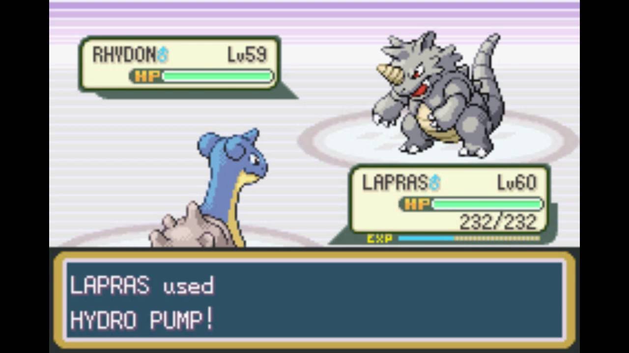 1080P HD Pokemon Firered GBA Red vs Champion Green Ending Credits ...