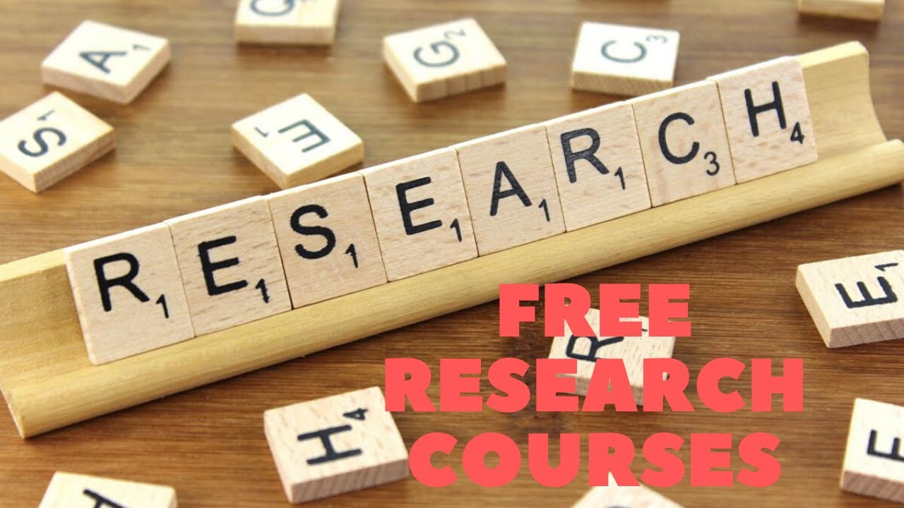 Research courses for free/Recognized e courses - YouTube