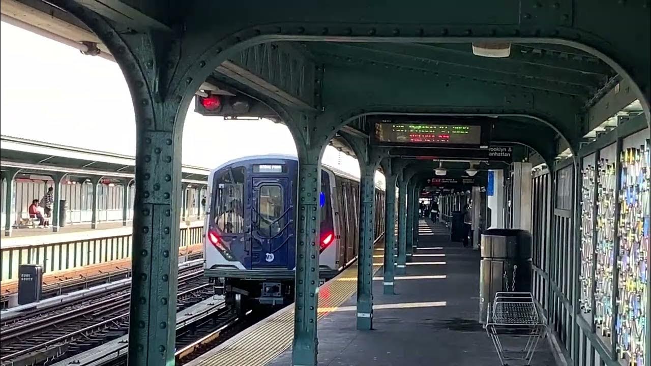 MTA NYC Subway: R211 A Train (4060-4069) at Rockaway Blvd Station (Only R211A in Service) - YouTube