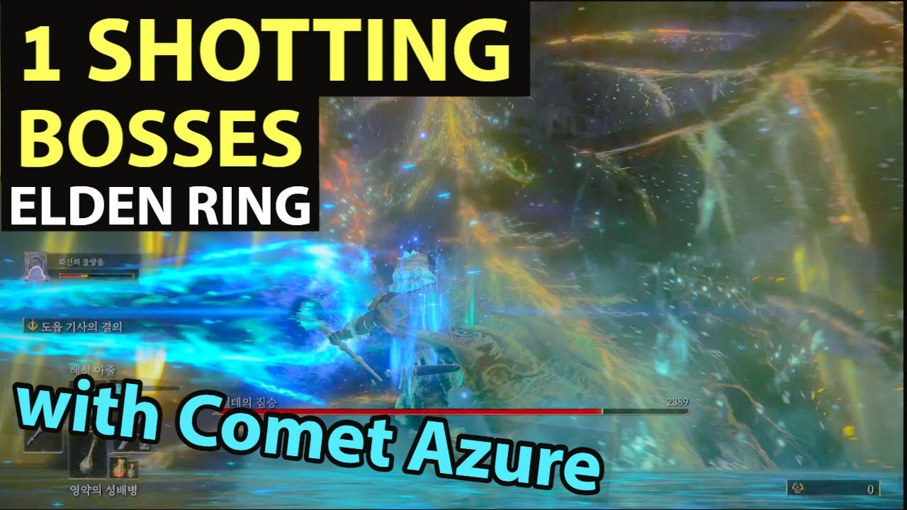 Elden Ring Comet Azure ONE-SHOTTING Bosses - YouTube