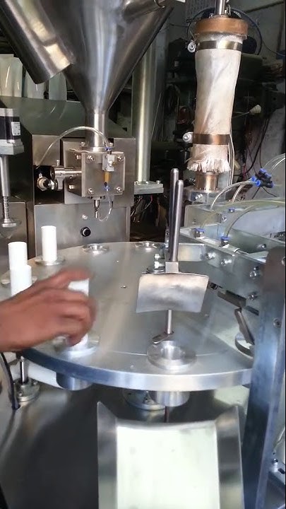 Single head lami tube filling and sealing machine - YouTube