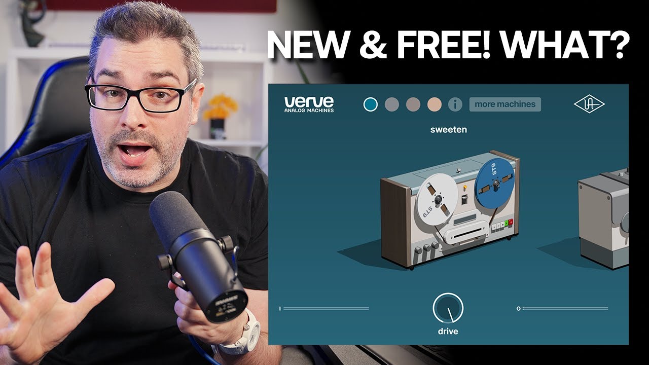 FREE Universal Audio's Verve Analog Machines Essentials - YouTube