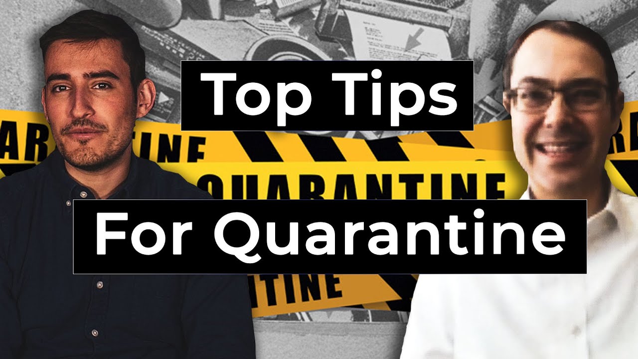 Top Tips for Quarantine - Rabbi Daniel Rowe - YouTube