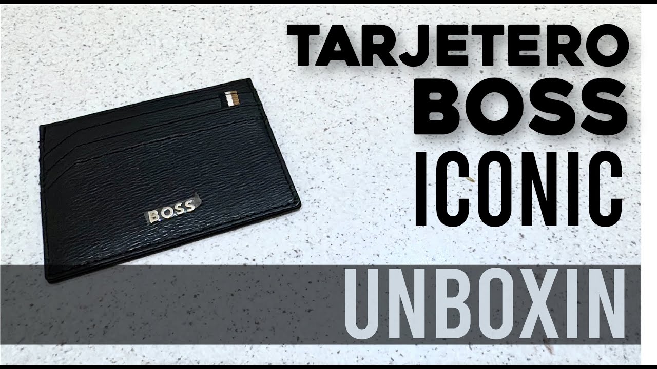 Tarjetero BOSS Iconic | Unboxing en español - YouTube