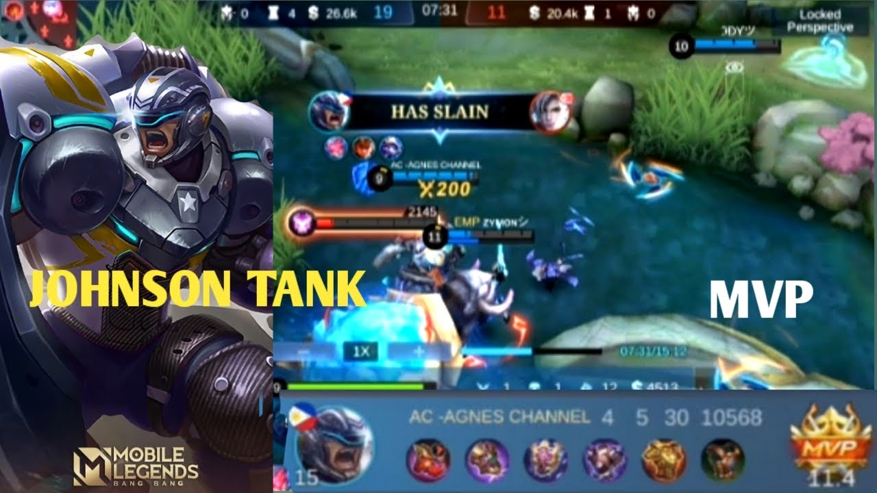 JOHNSON IS ONE OF THE BEST TANK-MLBB - YouTube