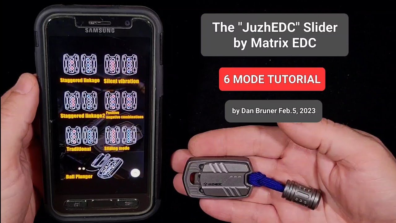 The "JUZHEDC Linkage" Slider by Matrix EDC - 6 Mode Tutorial by Dan ...