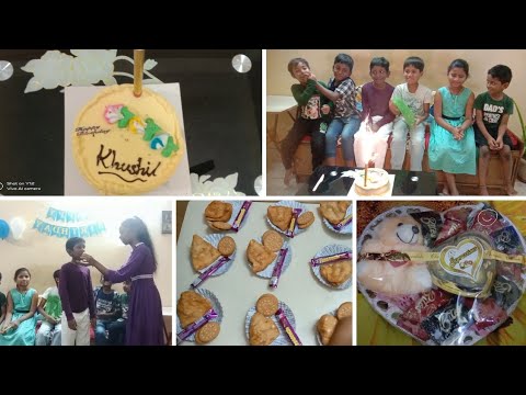 Khushi Birthday Celebrations || Cake 🎂 Cutting || Unboxing Birthday ...