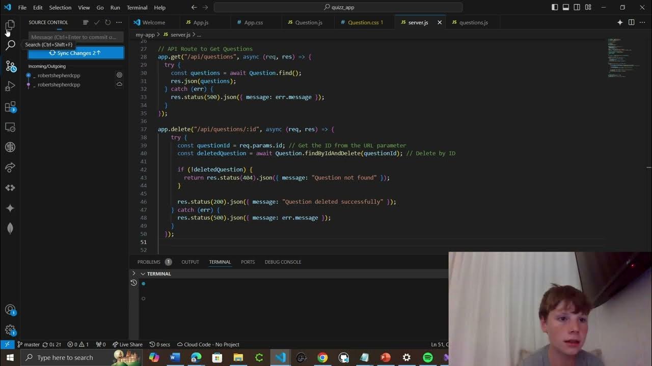 day 9 of coding everyday until i get a job - YouTube