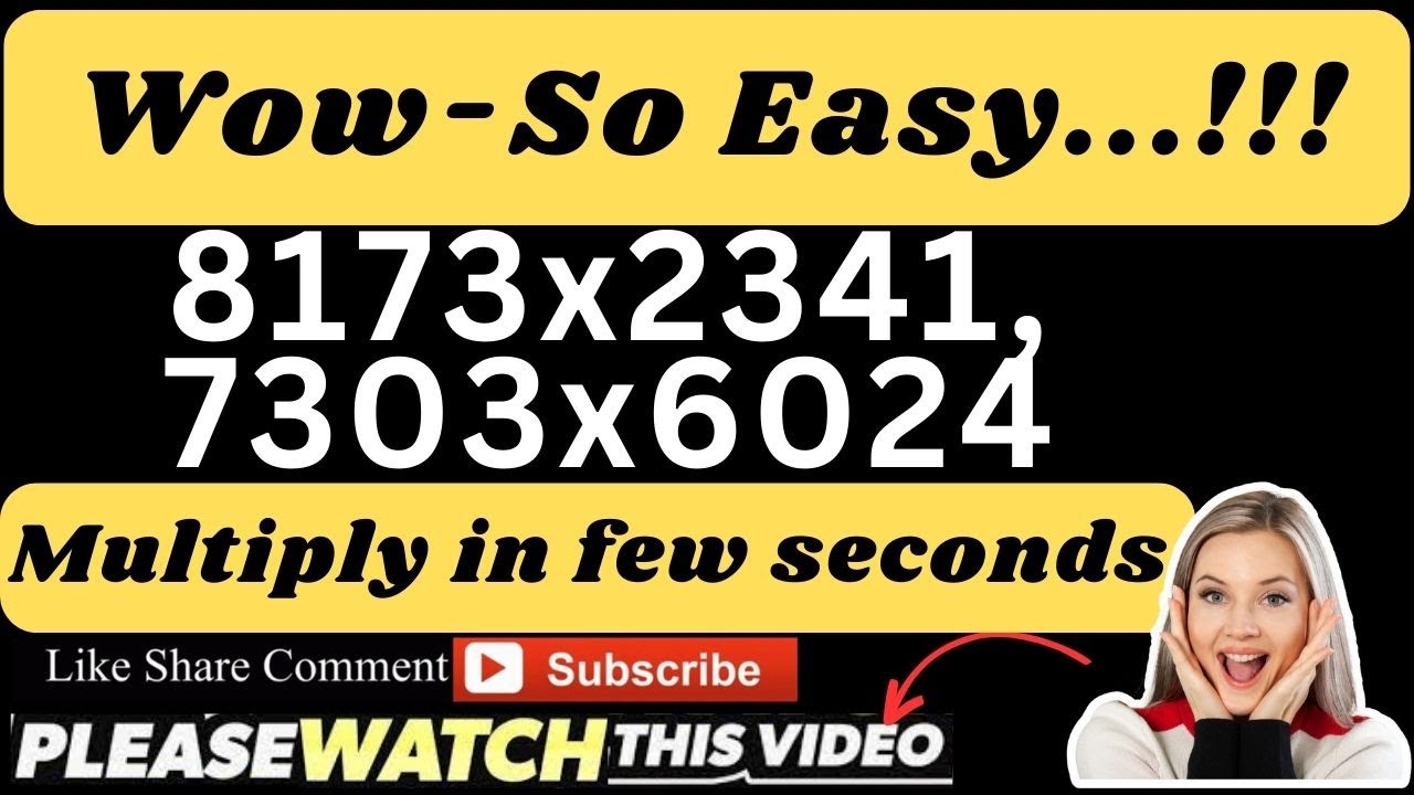 Vedic Maths | Vertical and Crosswise Criss Cross 4 by 4 Multiplication ...