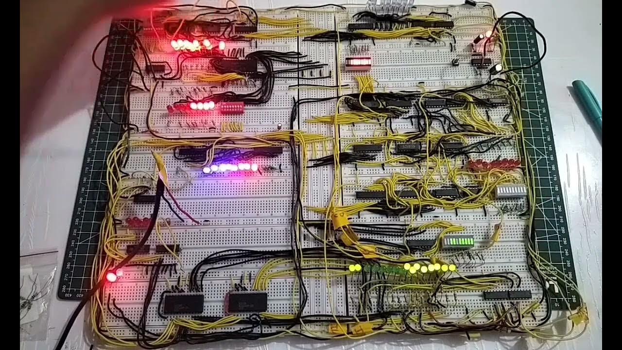 eight bit breadboard computer part2 - YouTube