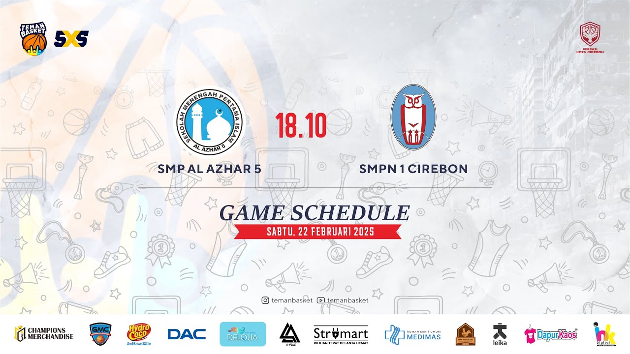 SMP ISLAM AL-AZHAR 5 VS SMP NEGERI 1 KOTA CIREBON - (DAY 4) TEMAN ...