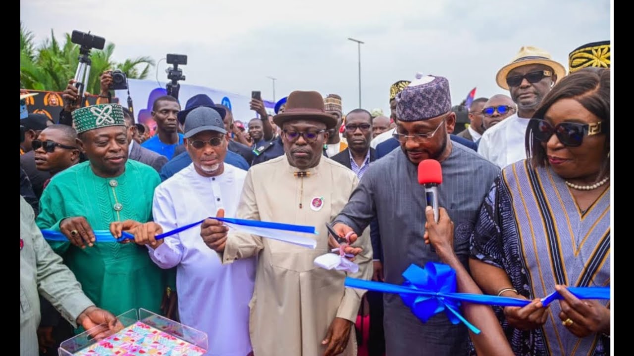 Watch The Commissioning Of Opobo Ring Road And Three Bridges By The ...
