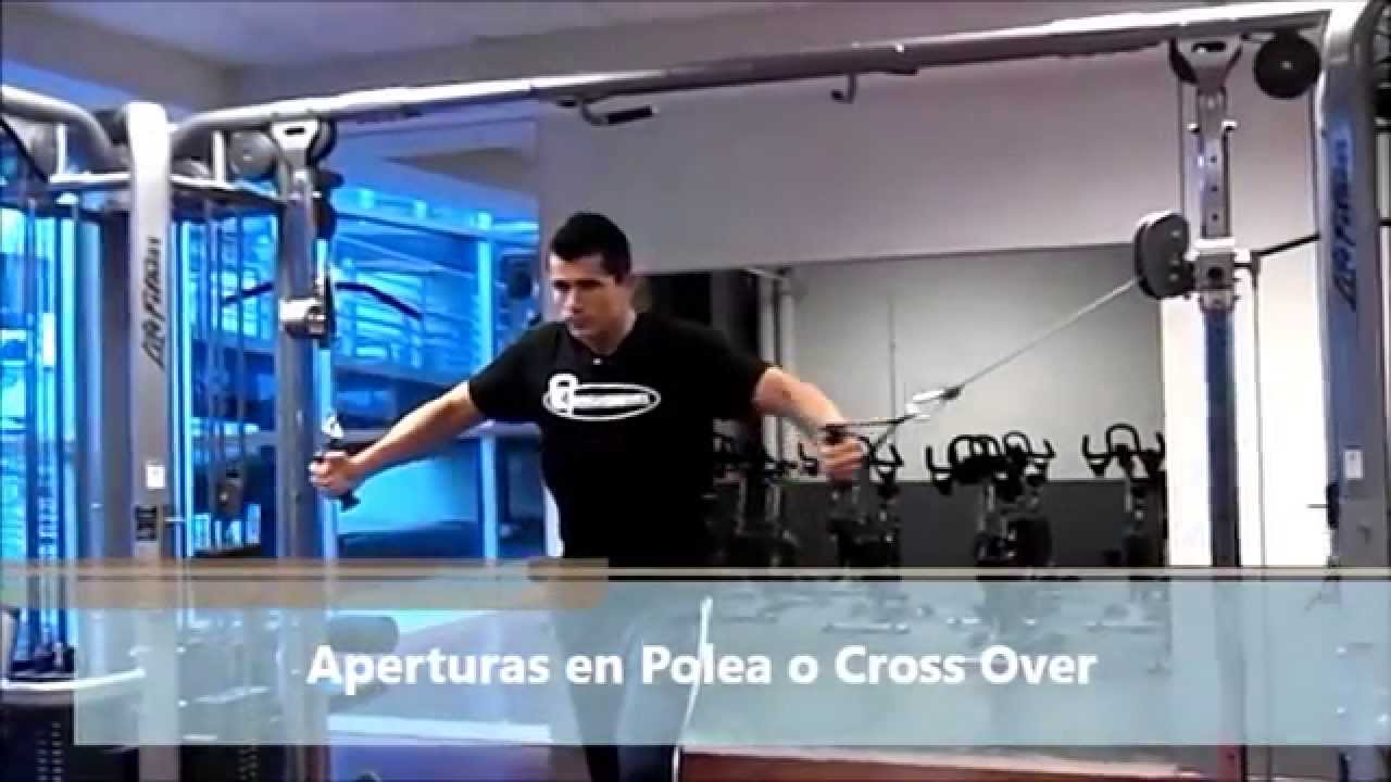 APERTURAS EN POLEA (CROSSOVER FLYS) - YouTube