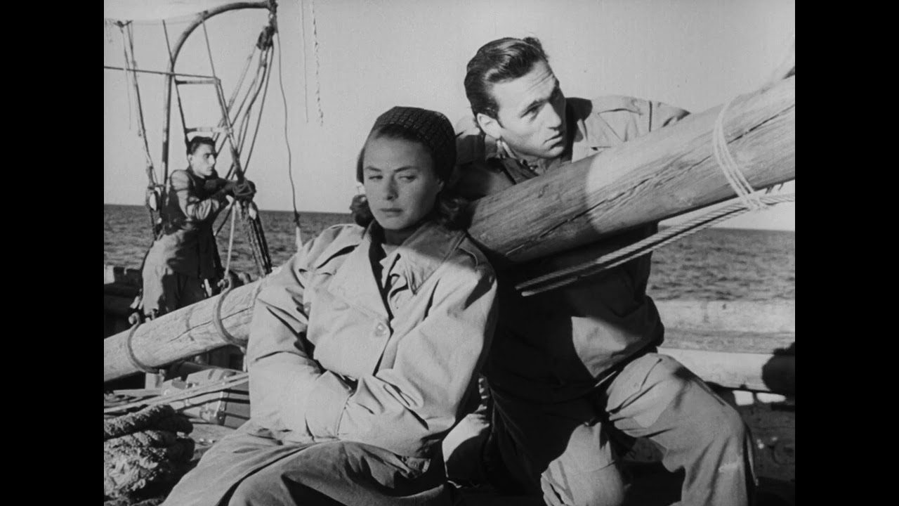 Stromboli 1949 Ingrid Bergman (English) Arrival - YouTube