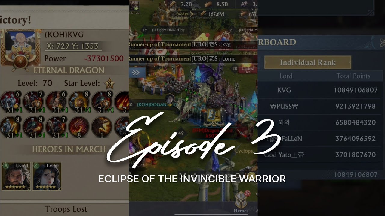 Kingdom Raid Action Ft. KVG Episode 3 : Eclipse of the Invincible ...