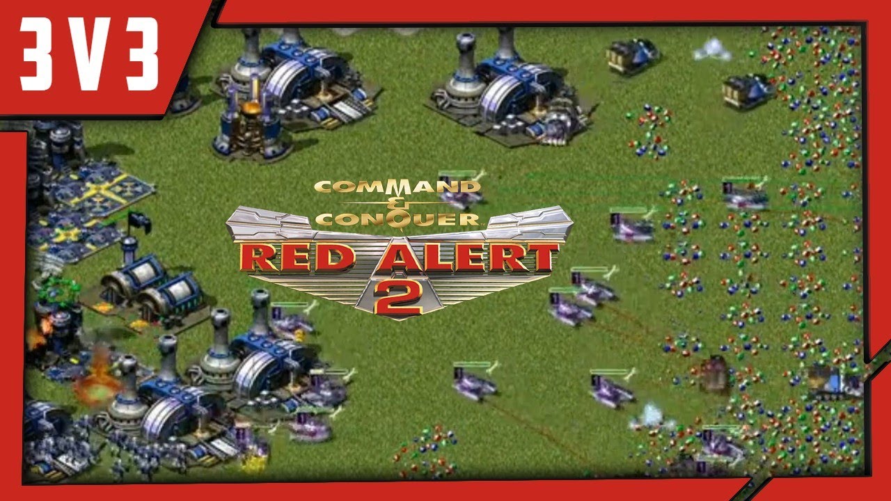 Red Alert 2 | [3 vs 3] — Online play (CNCnet) - YouTube