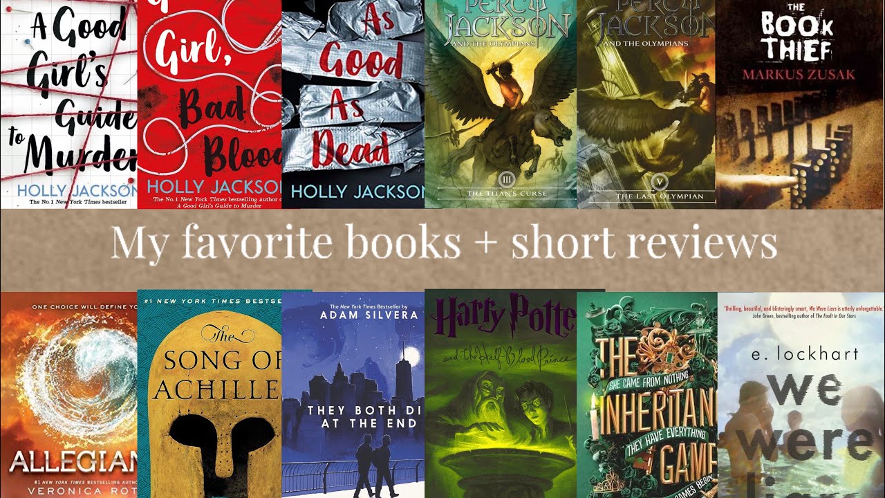 my favorite books + short reviews - YouTube