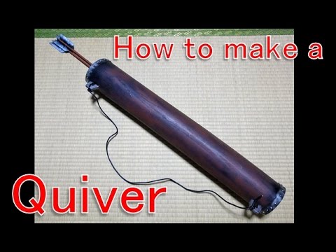 How to make a quiver [Cosplay prop tutorial] - YouTube