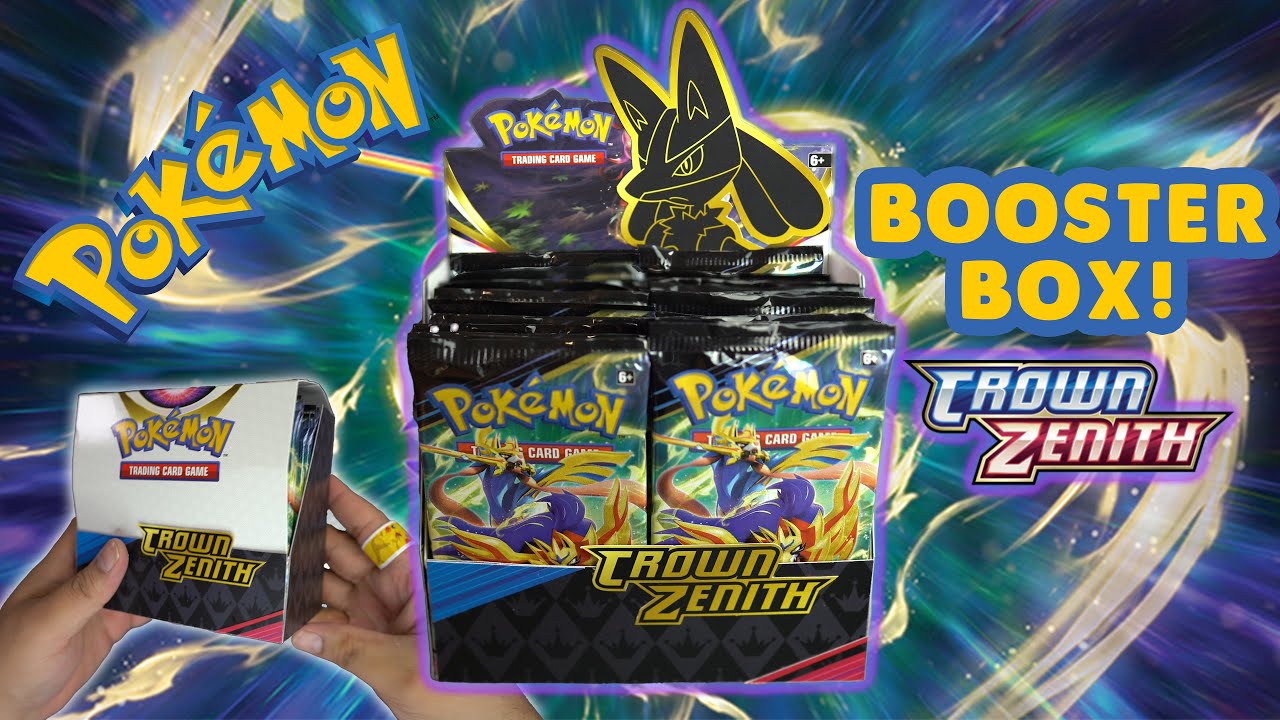 The Pokemon Crown Zenith Booster Box DYI - YouTube