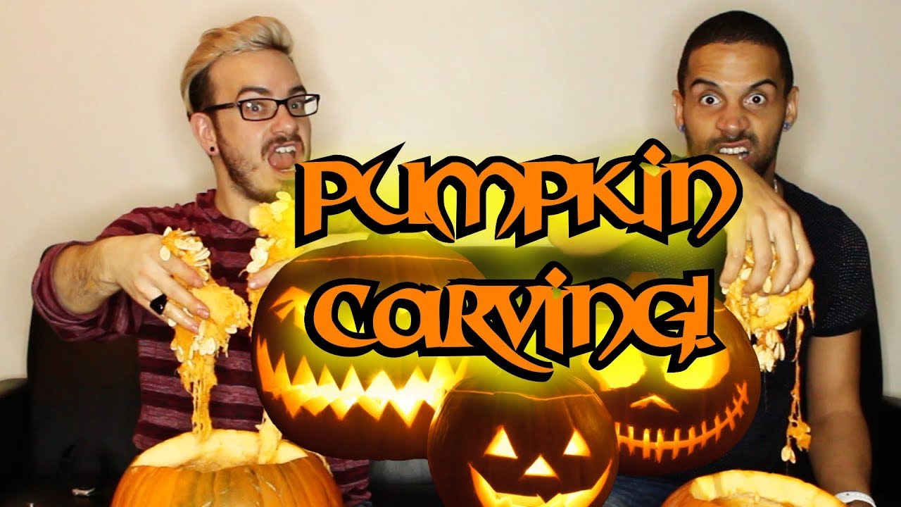 Pumpkin Carving Challenge With My Husband Youtube