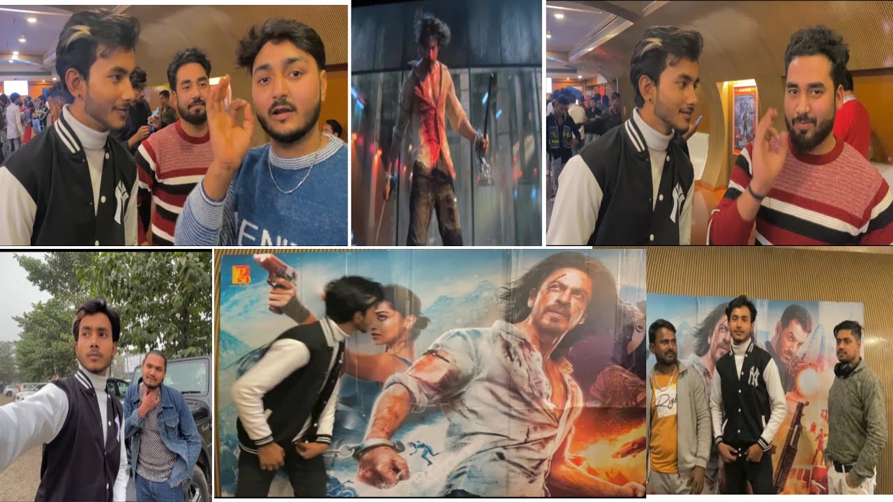 Public Hui Pagal... || Pathan Movie Review || mittal mega mall panipat ...