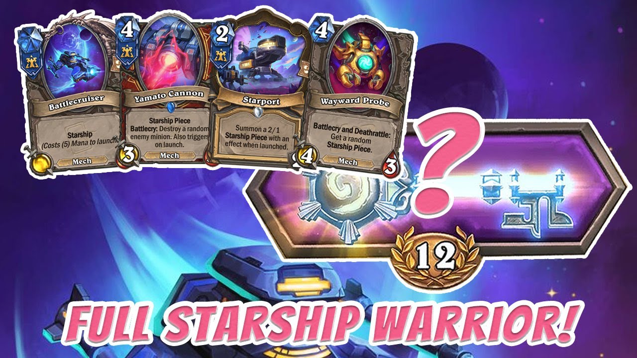 INSANE Starship Warrior Run! - Hearthstone Arena - YouTube