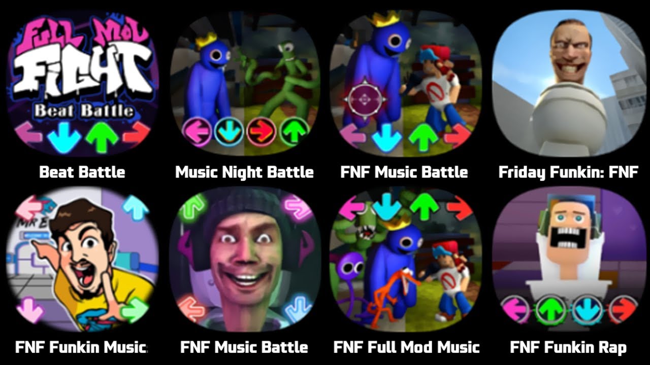 Beat Battle, FNF Doors, Music Night Battle, Rap Shooter, FNF Music ...