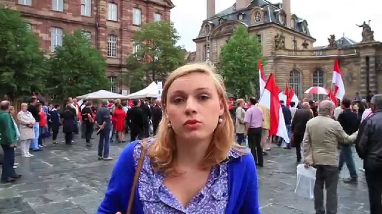 Manifestation citoyenne pour l'Alsace : Intervention de Julia Abraham ...