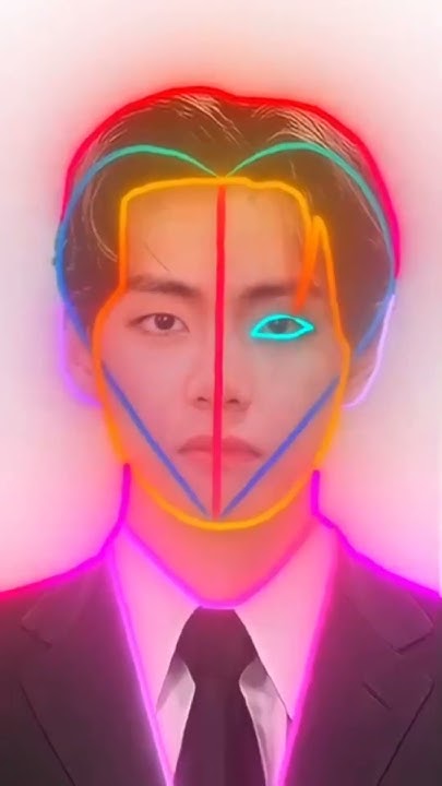 How to Draw BTS V 🩷 easy Trick! - YouTube