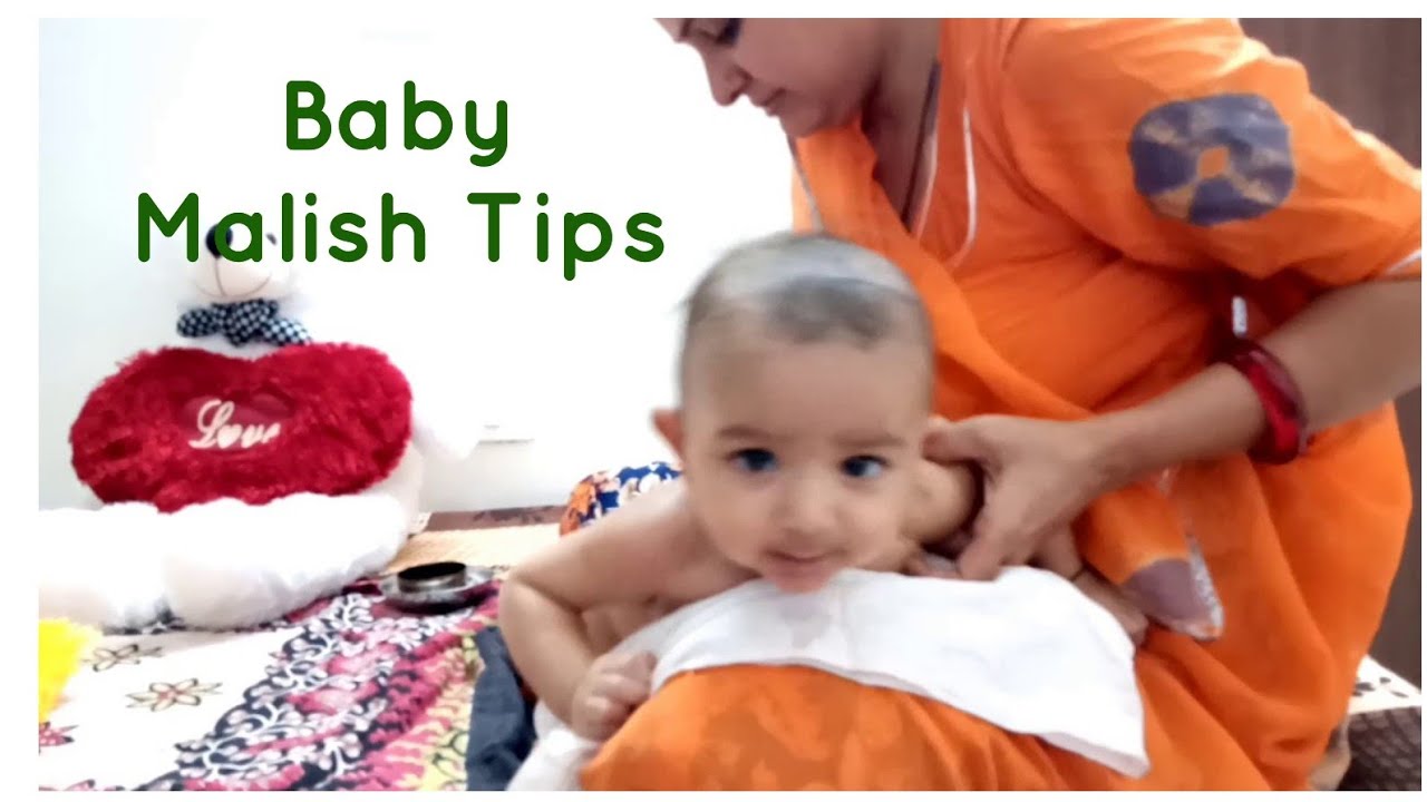 How to Massage Your Newborn Baby in Hindi | Baby Malish Tips - YouTube