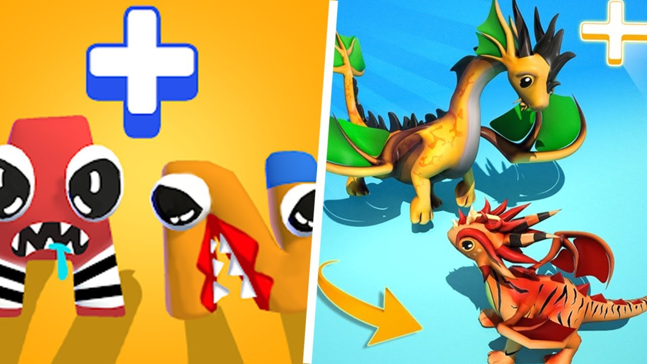 Merge & Conquer vs Merge Alphabet n Number - 1⭐ Merge Battles - YouTube