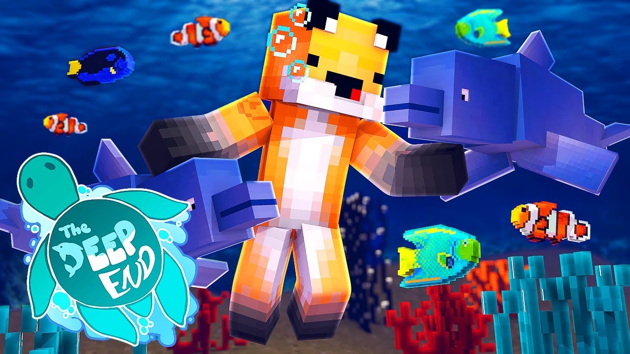 Minecraft The Deep End - Pranked By Dolphins! - YouTube
