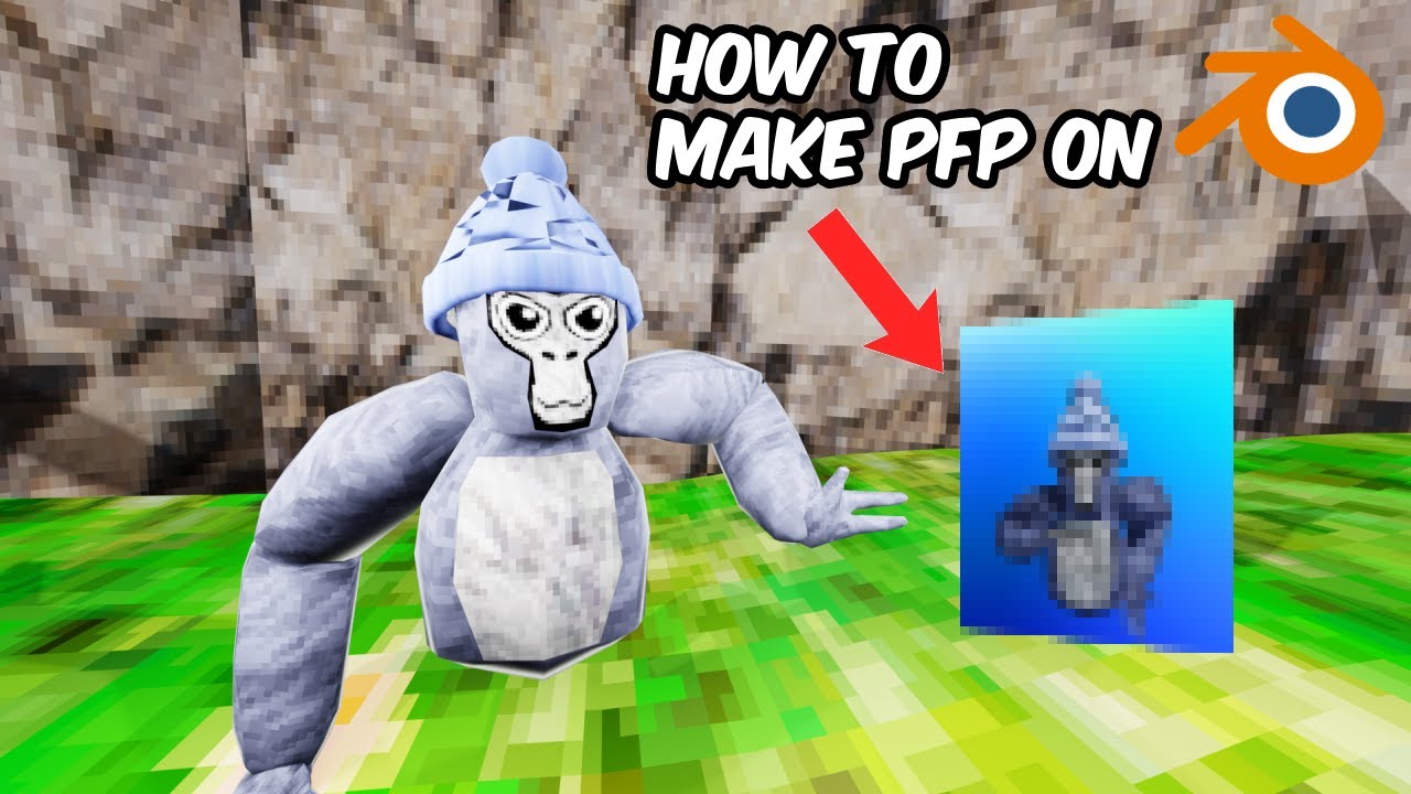 HOW TO MAKE A PFP FOR GTAG ON BLENDER Simple - YouTube