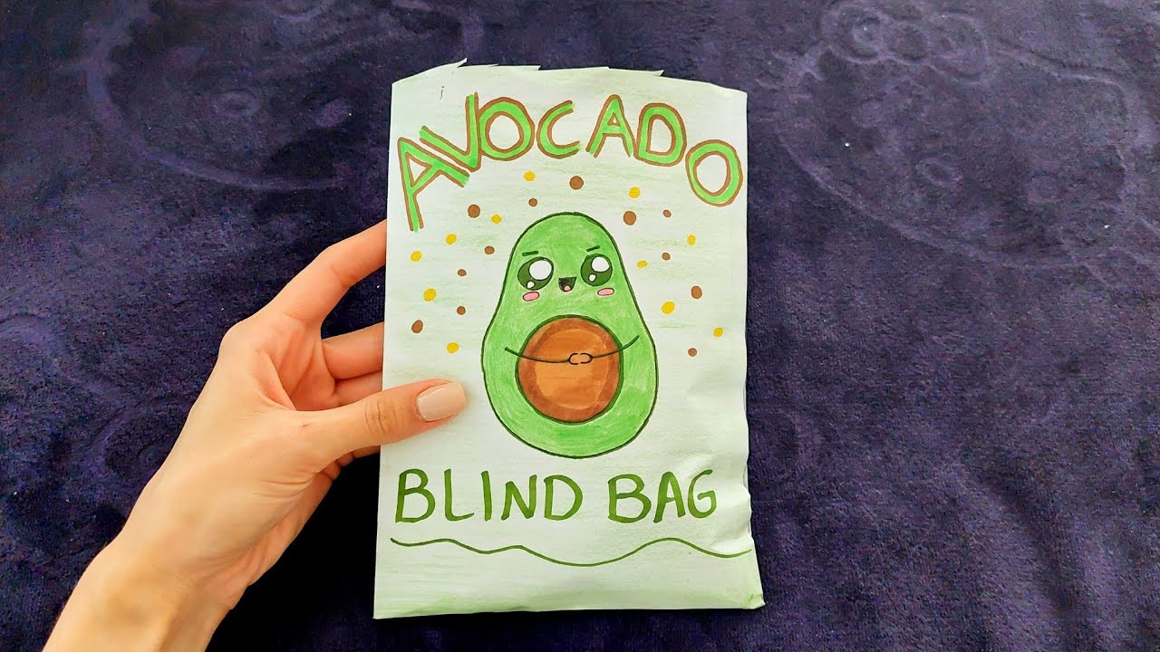 Avocado Blind Bag 🥑 | Asmr | Satisfying opening blind bag - YouTube